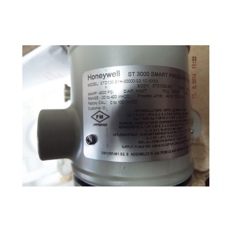 Honeywell STD120 Differential Pressure Transmitter – High-Precision ...