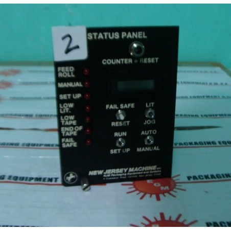 New Jersey Machine SA 272-702 Status Panel