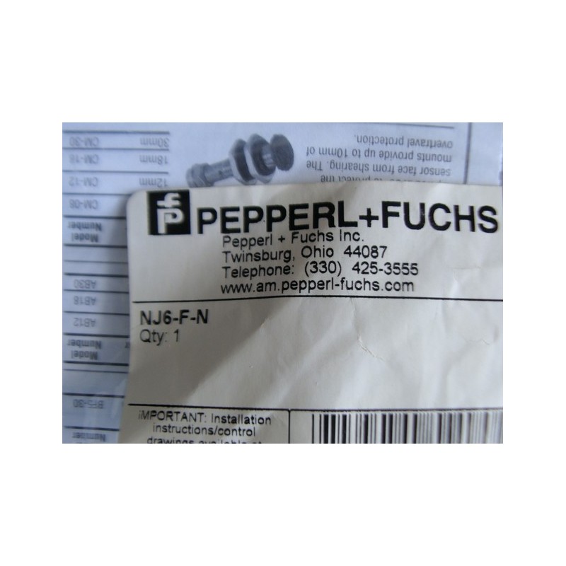 PEPPERL + FUCHS NJ6-F-N