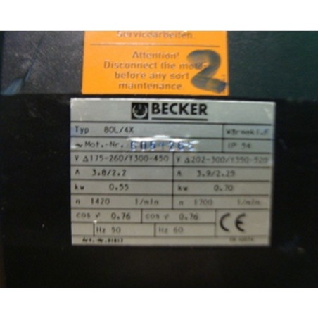 Becker 80L/4X Rotary Vane Vacuum Pump – Industrial Vacuum Solutions
