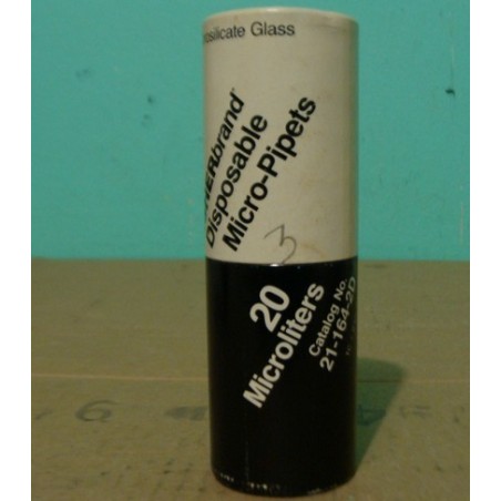 FISHERBRAND MICRO-PIPETS 20 MICROLITERS 21-164-2D