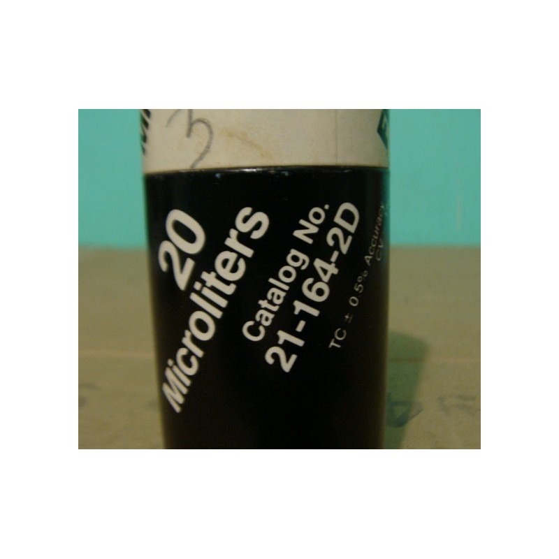 FISHERBRAND MICRO-PIPETS 20 MICROLITERS 21-164-2D