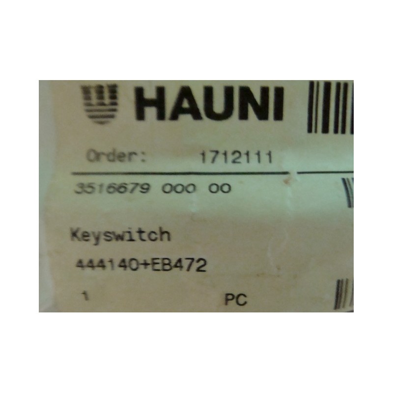 HAUNI KEY SWITCH 444140+EB472
