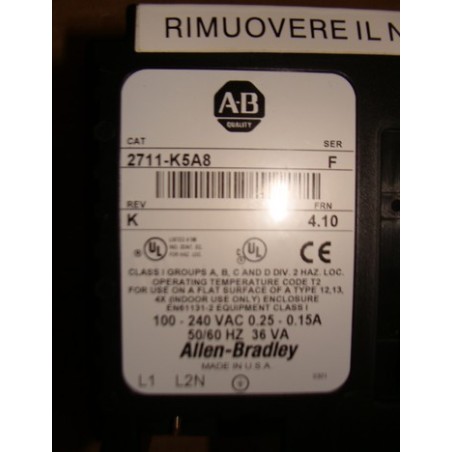 Allen-Bradley 2711-K5A8 Series F PanelView 550 Operator Terminal