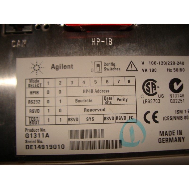 Agilent 1100 Series G1311A – Precision Quaternary Pump for HPLC Systems