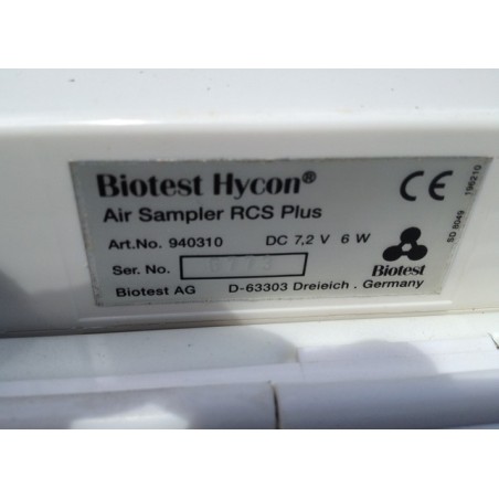BIOTEST HYCON AIR SAMPLER RCS PLUS 940310 AG D63303