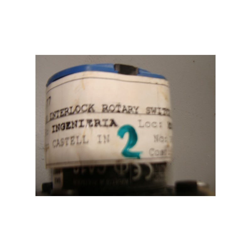 CASTELL INTERLOCK ROTARY SWITCH