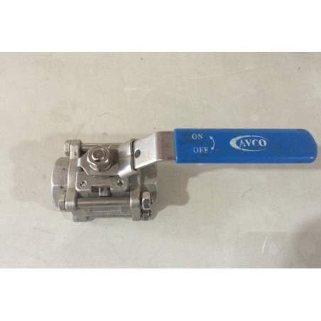 AVCO 1000 WOG CF8M 1-1/2" Stainless Steel Ball Valve – High-Pressure Industrial Flow Control