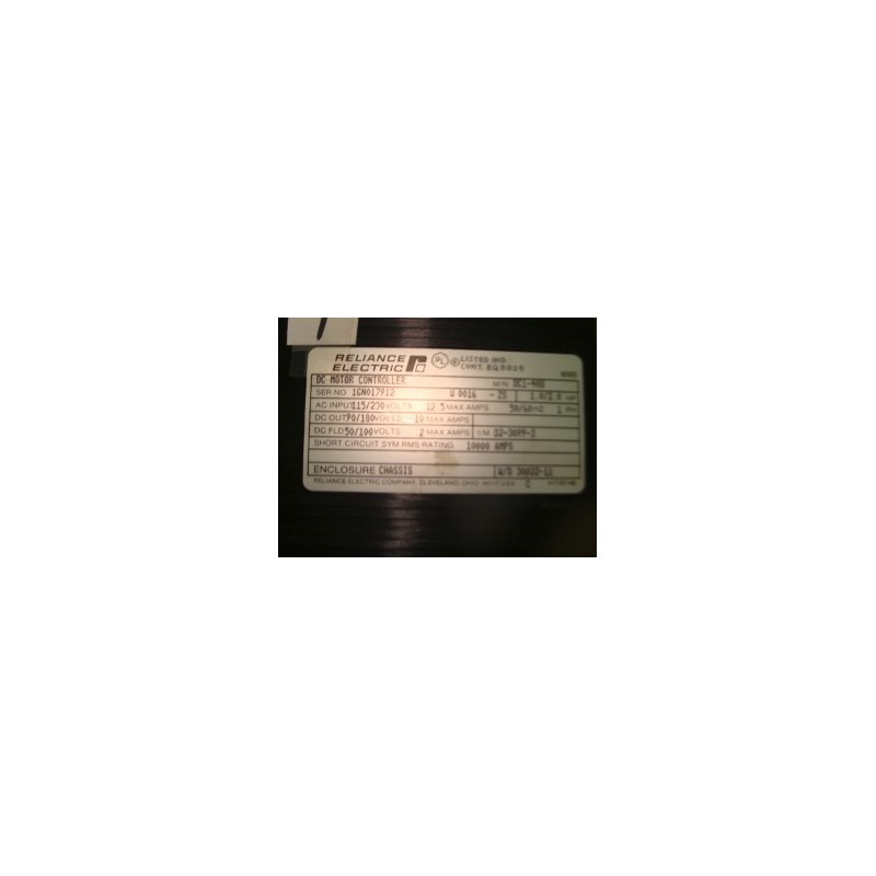 RELIANCE ELECTRIC DC MOTOR CONTROLLER