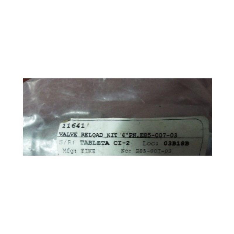 FIKE VALVE RELOAND KIT E85-007-03