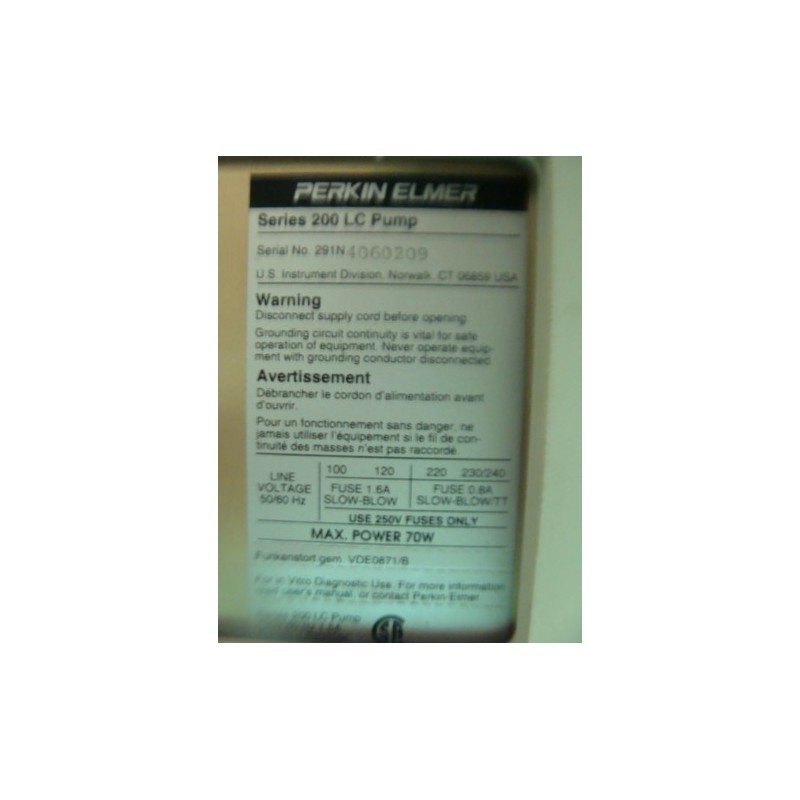 PerkinElmer Series 200 LC Pump | High-Performance HPLC Pump