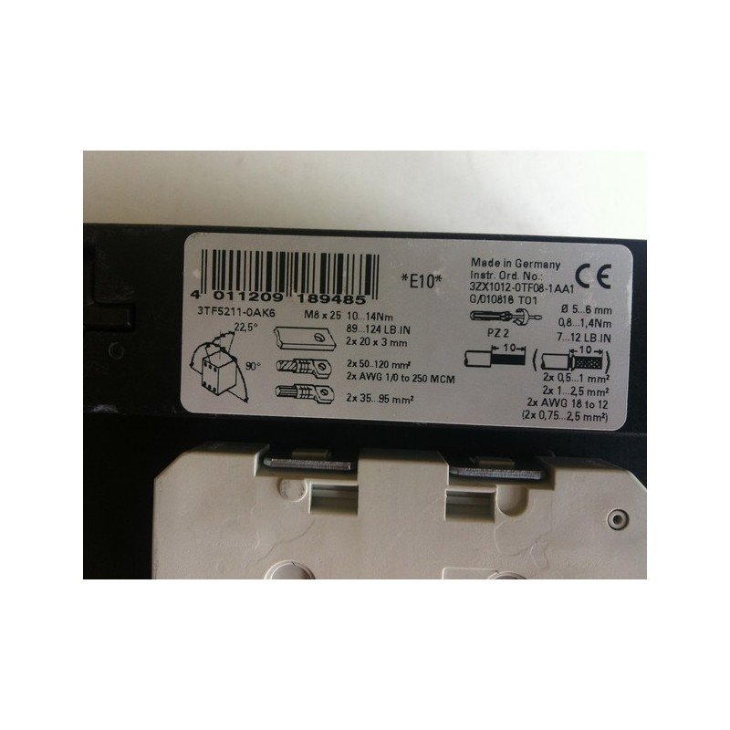 Siemens 3TF52-11-0AK6 Contactor