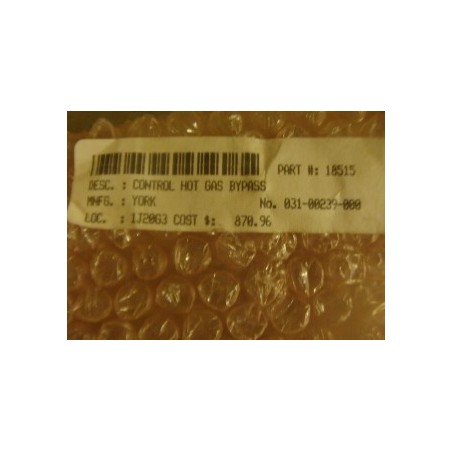 YORK 031-00239-000 Hot Gas Bypass Control Module – Enhance HVAC Efficiency