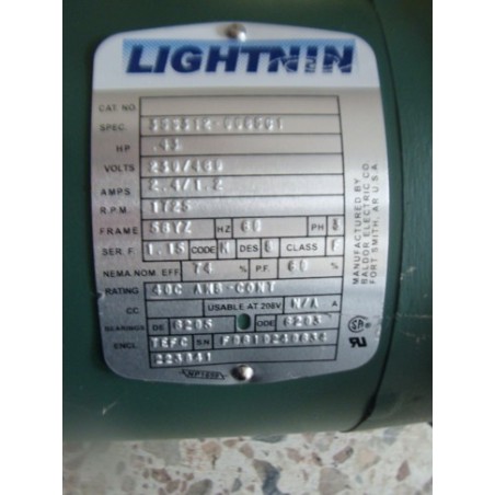 Lightnin 358312-008561 Mixer Motor – Reliable Industrial Mixing Solution
