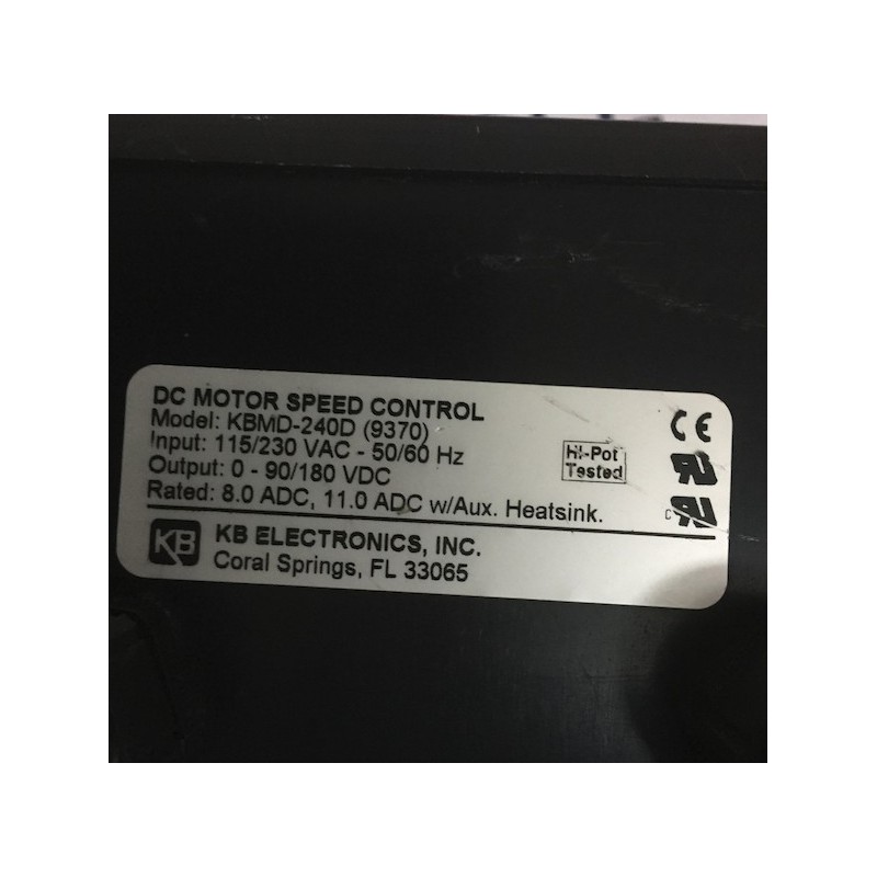 DC MOTOR SPEED CONTROL KBMD-240D