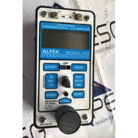 Altek 422 Universal Thermocouple Calibrator – Model 12-A39D0-26-1