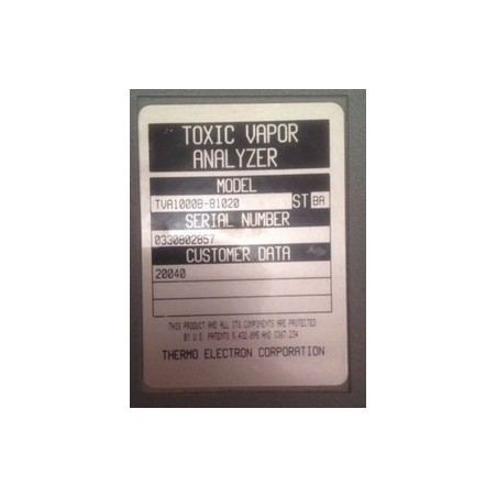 Thermo Scientific TVA-1000B Toxic Vapor Analyzer – Dual FID/PID Detection