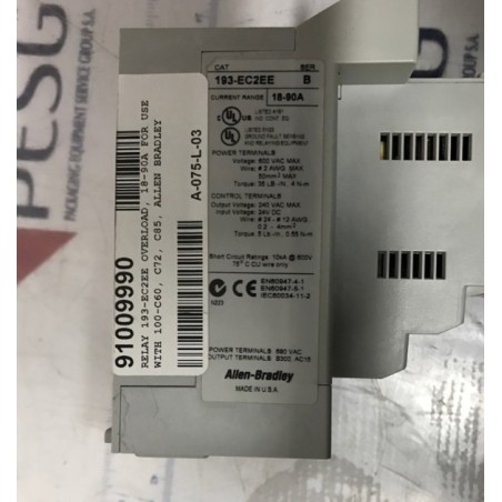 Allen-Bradley 193-EC2EE Series B – E3 Plus Solid-State Overload Relay