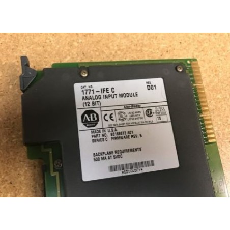Allen-Bradley 1771-IFE Series C Analog Input Module.
