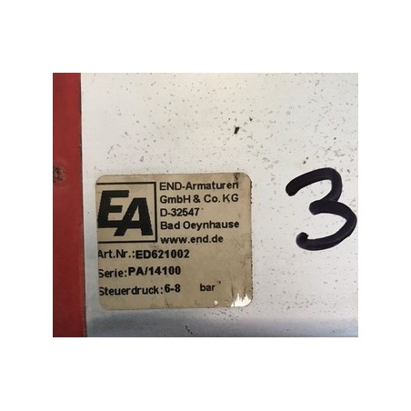END-Armaturen ED621002 Pneumatic Actuator – Double-Acting, Ø100