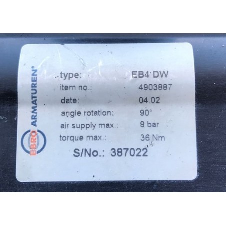 EBRO Armaturen EB4 DW Pneumatic Actuator – Precise Control for ...