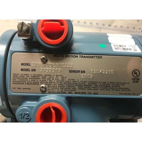 Micro Motion 2700R13EBUEZZZ Transmitter – Precision Flow and Density ...