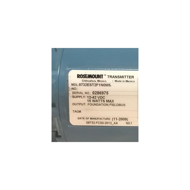 Rosemount 8732EST2F1N0M5 Magnetic Flowmeter Transmitter – Precise ...