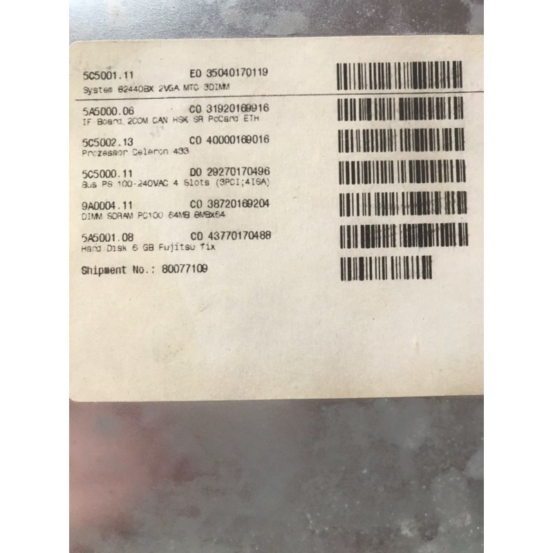 B&R IPC 5000 5C5001.11 Industrial PC