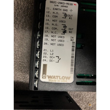 WATLOW 982C-20KD-MEGB Microprocessor-Based Ramping Temperature Controller