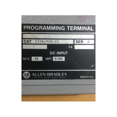 Allen-Bradley 1336-MOD-E1 Series A Handheld Programming Terminal