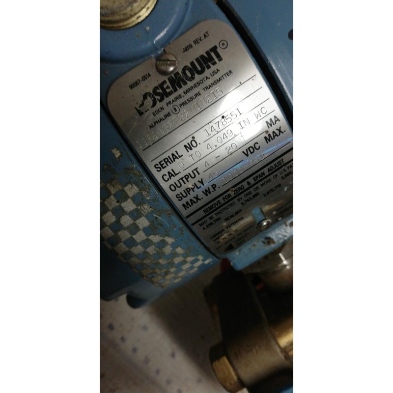 Rosemount 1151 Pressure Transmitter – High-Precision Pressure Measurement