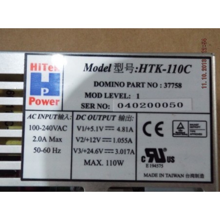 HiTek Power HTK-110C (37758) – 110W Power Supply for Domino A-Series ...