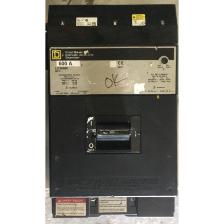 Square D LC36600 – 600A 3-Pole 600V Circuit Breaker