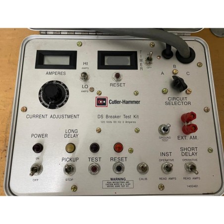 Cutler-Hammer DS Breaker Test Kit A010131-3 - Secondary Injection Test Set