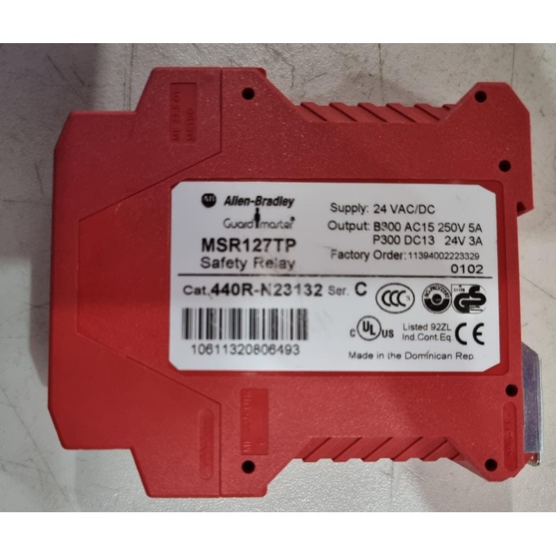 Allen-Bradley 440R-N23132 Series C MSR127TP Safety Relay