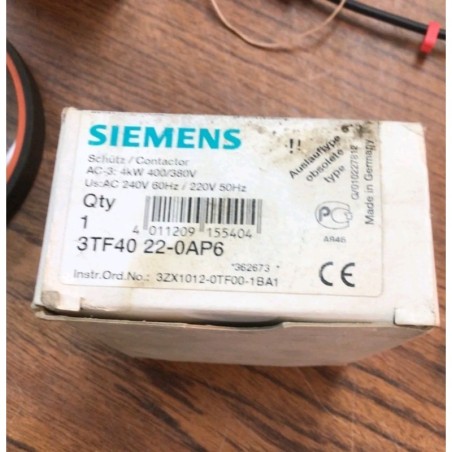 Siemens 3TF40 22-0AP6 Power Contactor – Specifications and Features