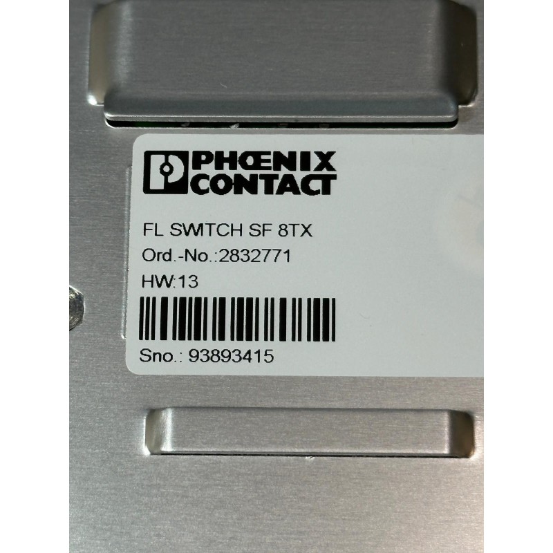 PHOENIX CONTACT FL SWITCH SF 8TX
