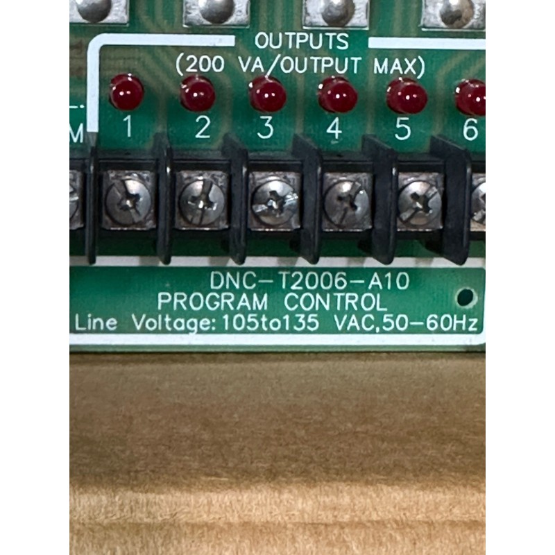 National Controls DNC-T2006-A10 Dust Collector Control Board