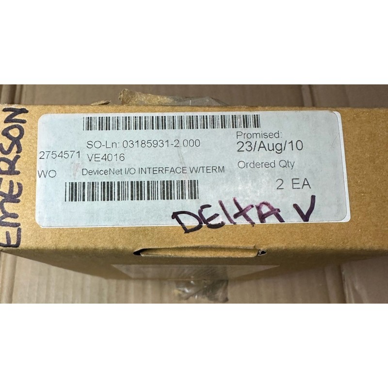 Emerson VE4016 DeltaV DeviceNet I/O Interface | PLC Module for ...