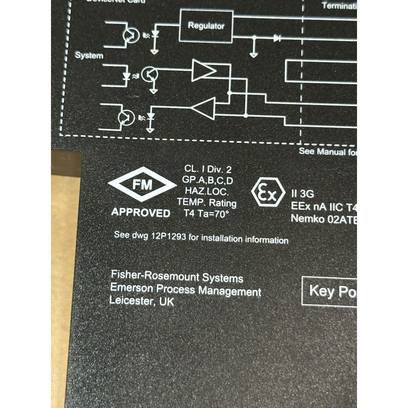 Emerson VE4016 DeltaV DeviceNet I/O Interface | PLC Module for ...