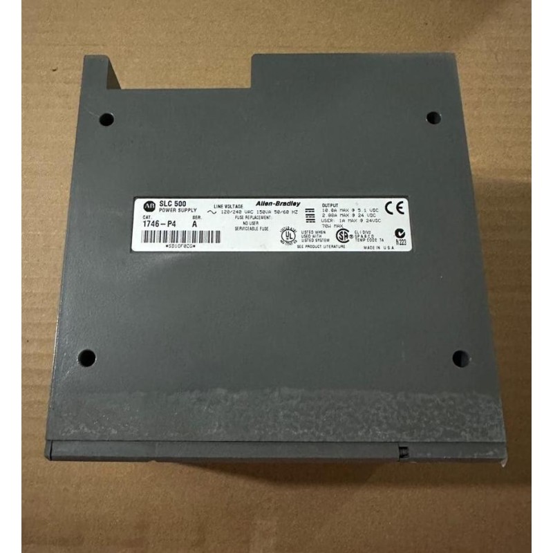 Allen-Bradley 1746-P4 Series A SLC 500 Power Supply – Specifications ...
