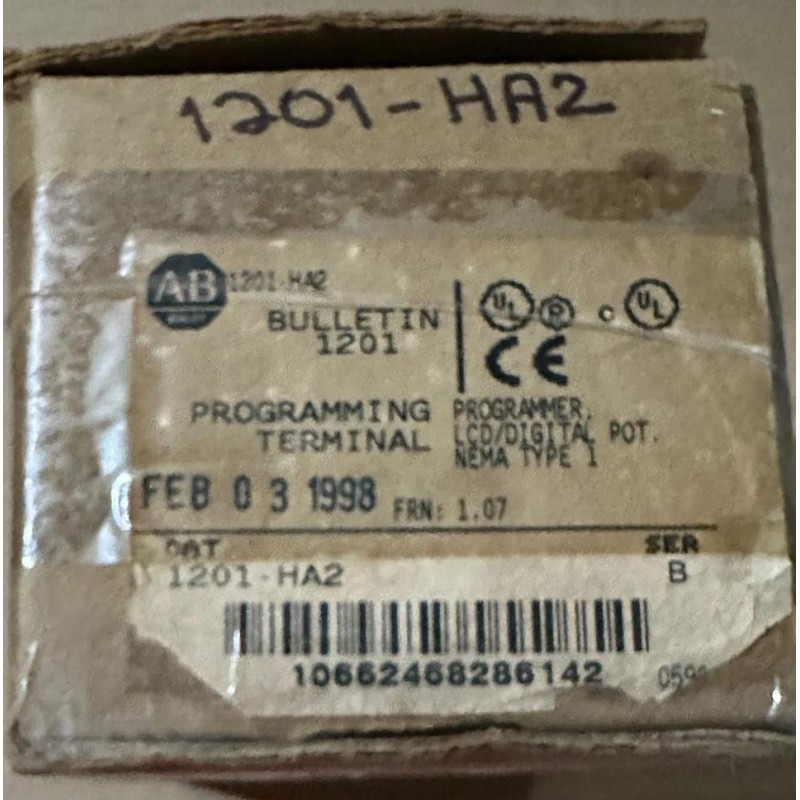 Allen-Bradley 1201-HA2 Series B Handheld Programming Terminal