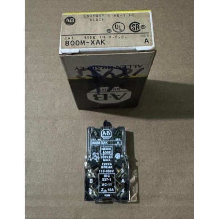 Allen-Bradley 800M-XAK Push Button Interface - Industrial Control Sol