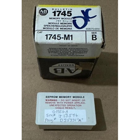 Allen-Bradley 1745-M1 SER B PLC Interface Panel