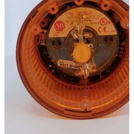 Allen-Bradley 855T-B10FC5 70 mm Control Tower Stack Light with Sound