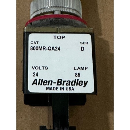 Allen-Bradley 800MR-QA24 22.5 mm Flush Head Momentary Push Button