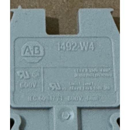 Allen-Bradley 1492-W4 Terminal Block – 22-10 AWG, 30A, 600V