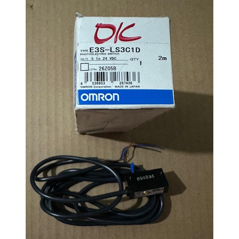 "OMRON E3S Light Sensor: High Precision, Long-Range Detection, IP67 R
