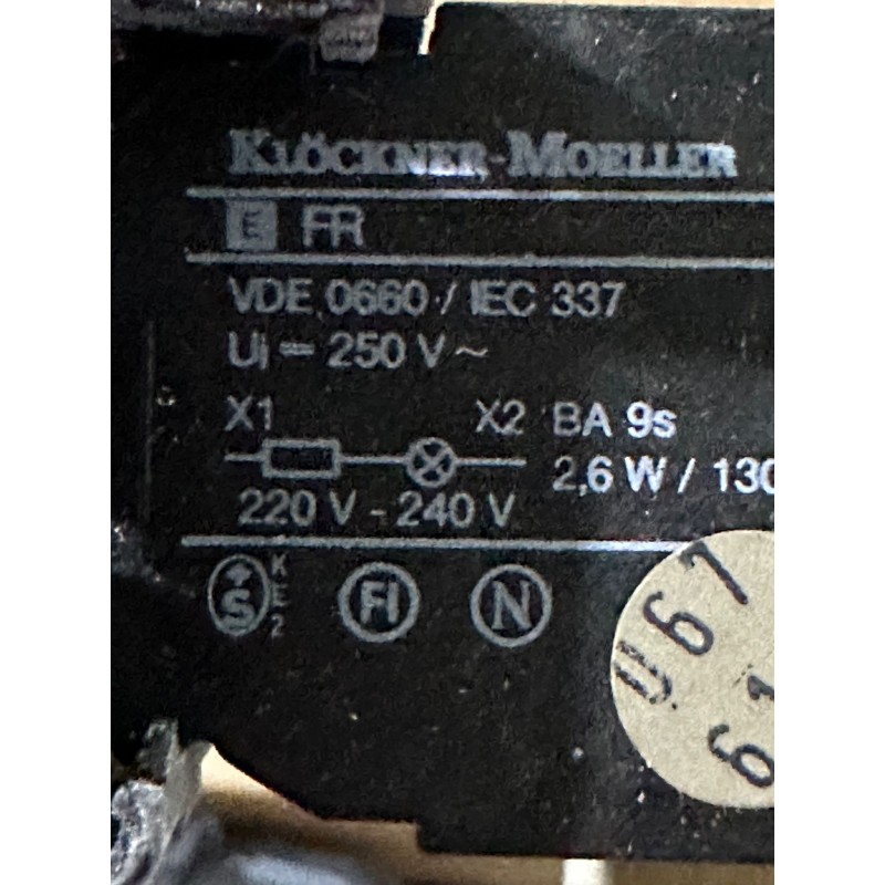 KLOCKNER MOELLER E FR: Advanced Electronic Overload Relay