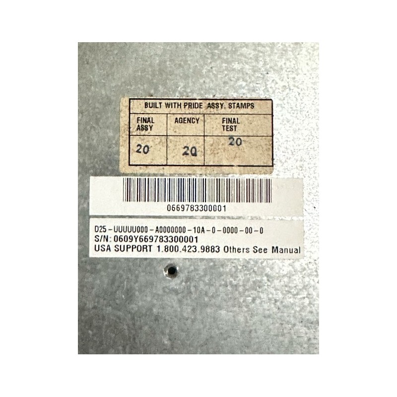 HONEYWELL D25-UUUUU000-A0000000 - Industrial Chart Recorder.